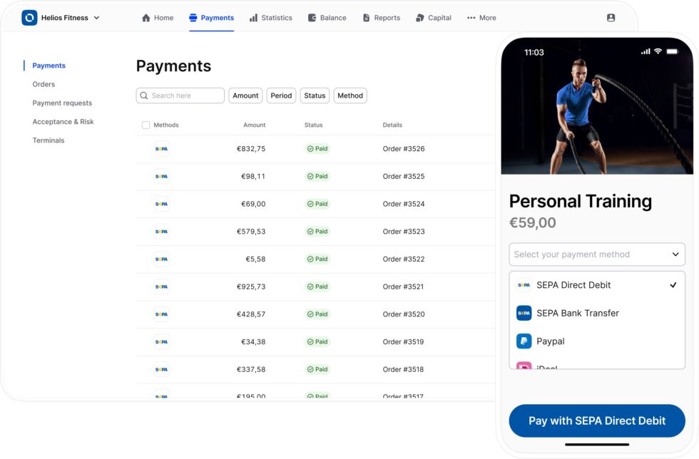 Rpay_Sepa Direct Web - Resapayments
